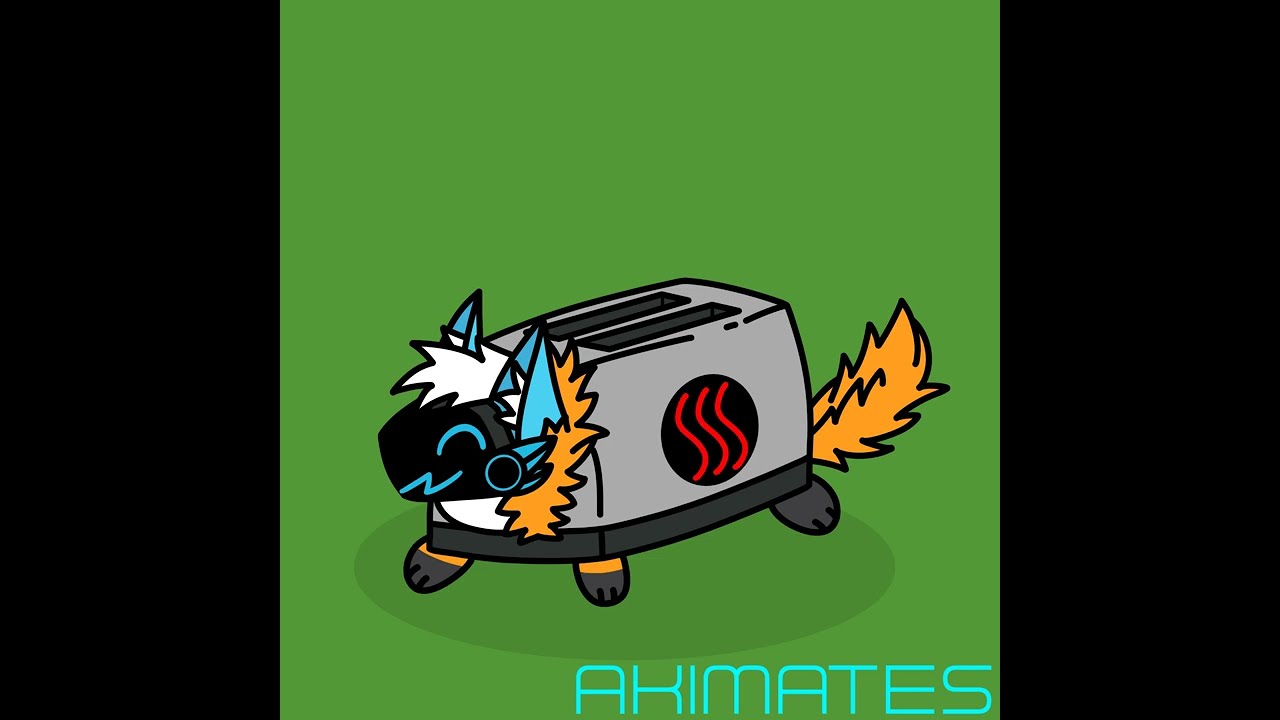 Toaster YCH for HikariSnep in Twitter