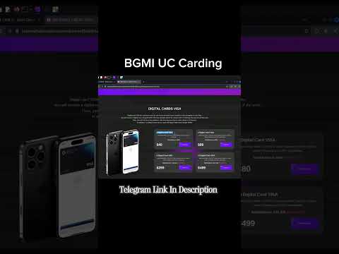 BGMI UC Carding CC