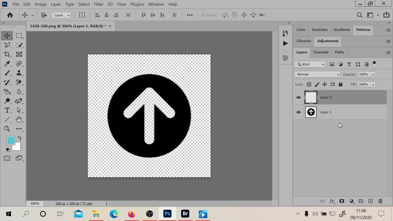 Remove Checkered Background in Photoshop