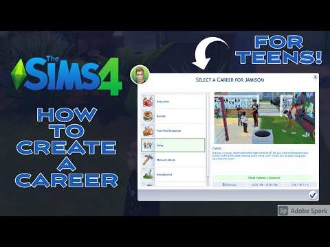 Sims 4 Zerbu's Mod Constructor How To Create A Career