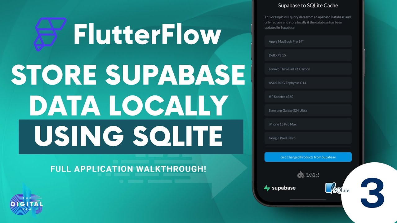 Using #Supabase Data in #SQLite using #FlutterFlow - Part 3