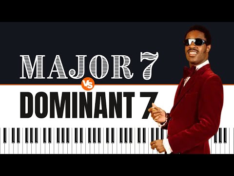 How To Write Songs - MAJOR 7 vs DOMINANT 7 Chords - the difference is HUGE!