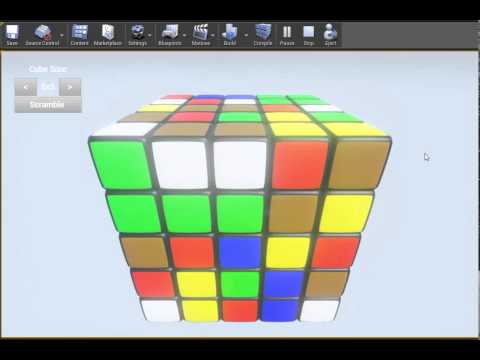 Rubik's Cube in C++ - Released Projects - Unreal Engine Forums