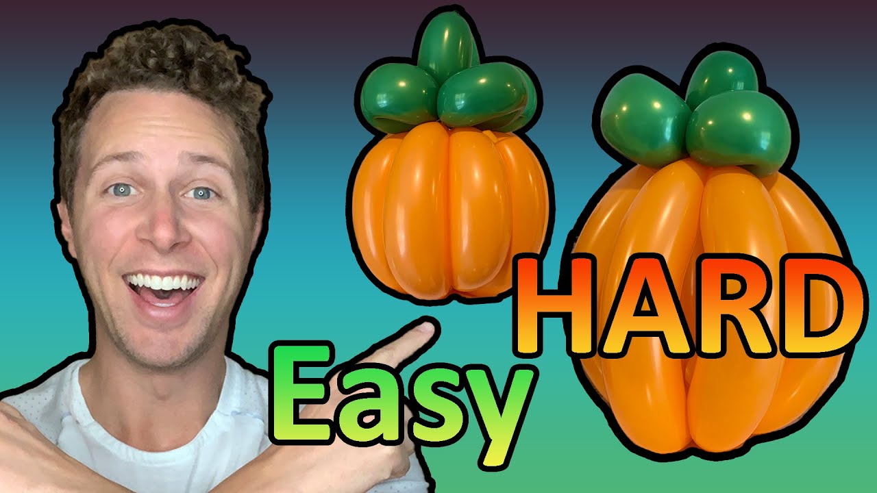 Balloon Pumpkin Tutorial (How To Make) Beginner Twisting