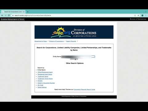 Reporte anual para el LLC en Florida