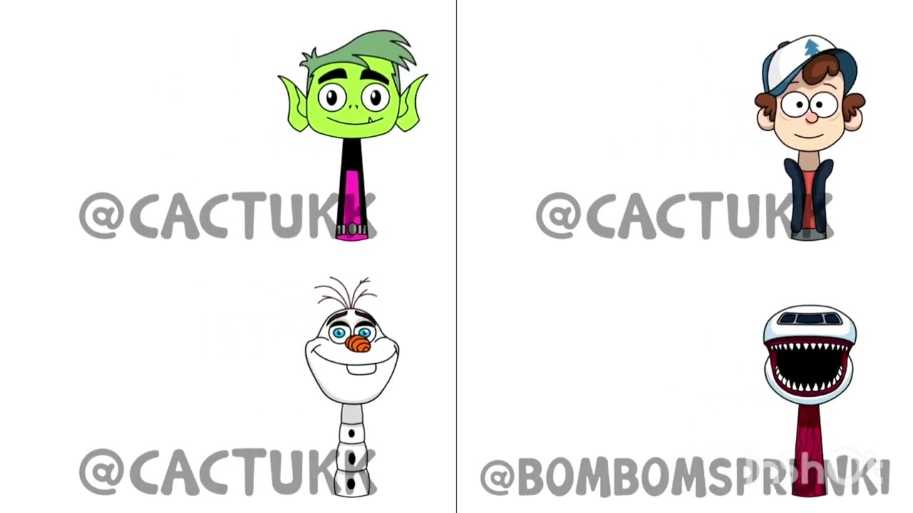 4 All My Sprunki OC Cactuk Vs Bombomsprunki Quadparison Round Part 10 3 Parison