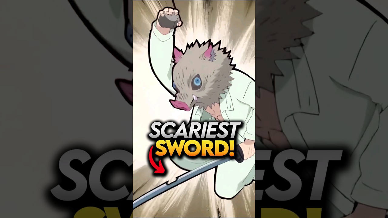 Why Inosuke always chip his sword? Demon Slayer Explained #demonslayer #shorts