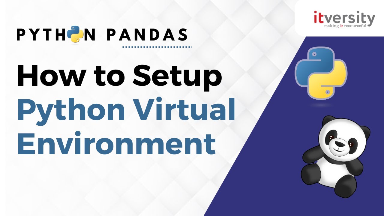 Setup Python Virtual Environment for Pandas Project | Python Pandas Tutorial for Data Engineering