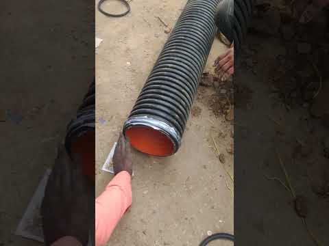 Dwc pipe joint | Lubricant joint for DWC pipe | EPDM ring for DWC pipes | Sewer line | strom water