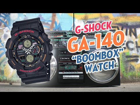 Casio G-Shock GA-140 Review - Boombox Watch!