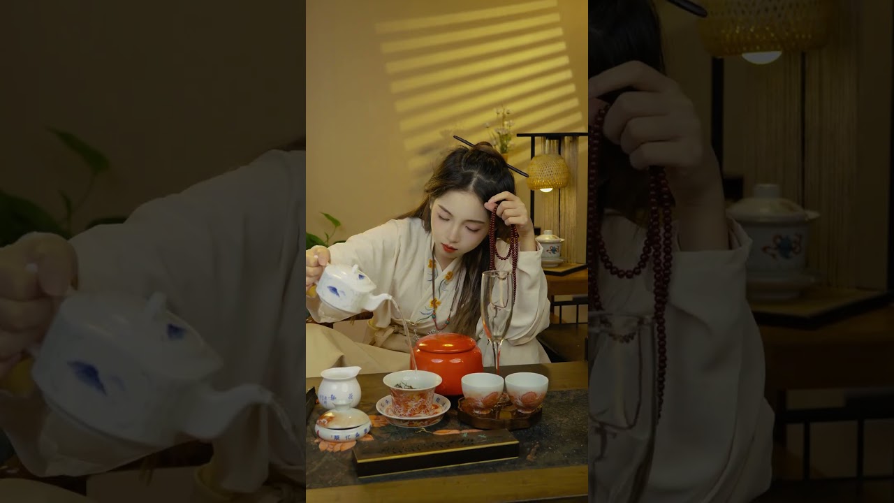Charming Gaiwan Tea Skills: Young Talent Unleashes Tea Art #chinesetea #gongfucha #kungfutea