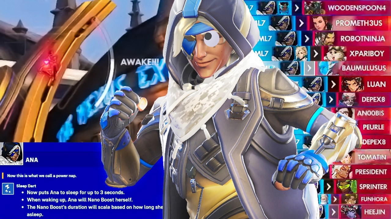 They made Ana a DPS in Overwatch's April Fools Patch