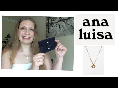 ANA LUISA JEWELRY UNBOXING AND TRY ON & DISCOUNT CODE