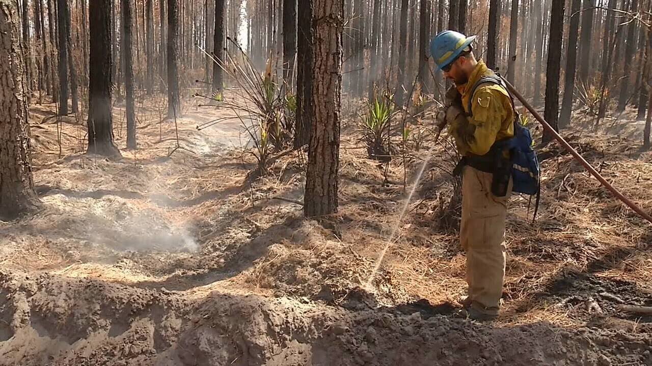 Inside the West Mims wildfire