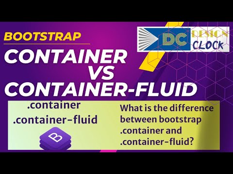 Container Vs Container-fluid classes in Bootstrap | Web Designing