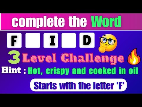 Can you Guess the five letter Word 🤔✅|Missing letters Challenge|Word mystery