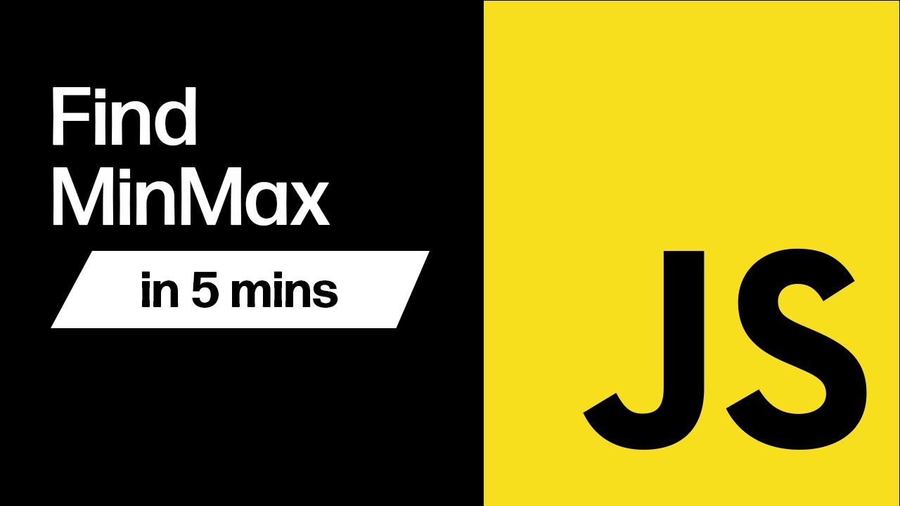 Finding the min and max in an array