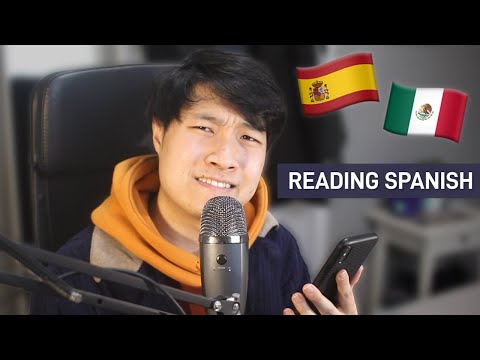 reading the wikipedia article 'Spanish' in spanish (not clickbait)