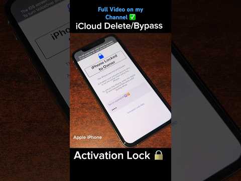Activation Lock iPhone Free Bypass #apple #icloudking #iphone #shorts #icloudlock