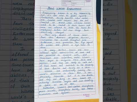 About Women Empowerment #Essay Writing #Teaching World