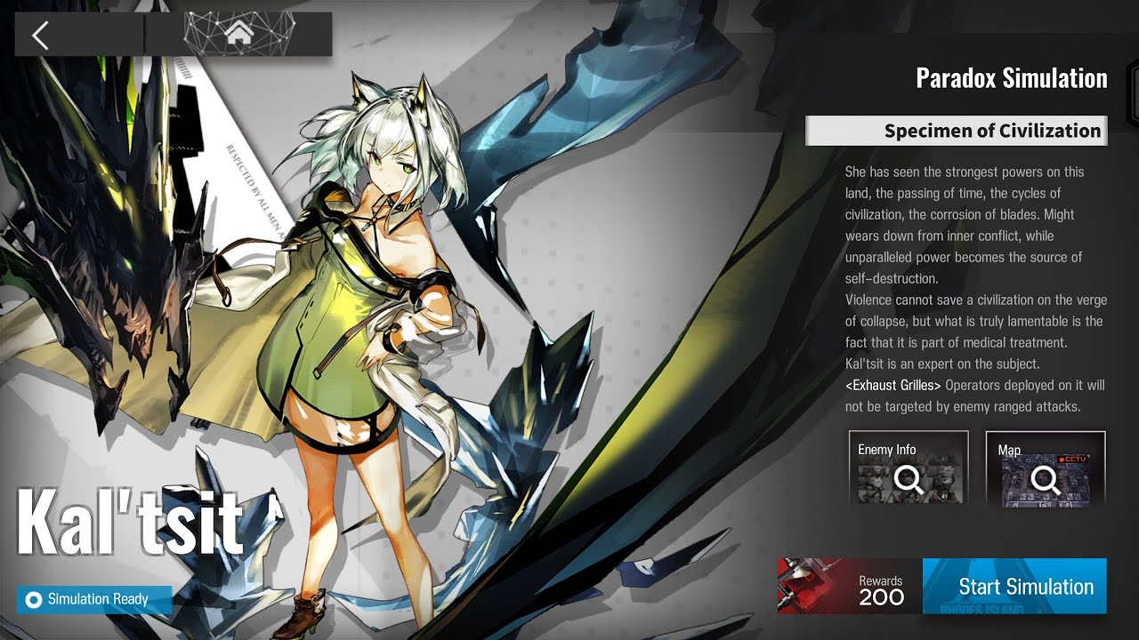 Arknights Paradox Simulation Kaltsit Guide