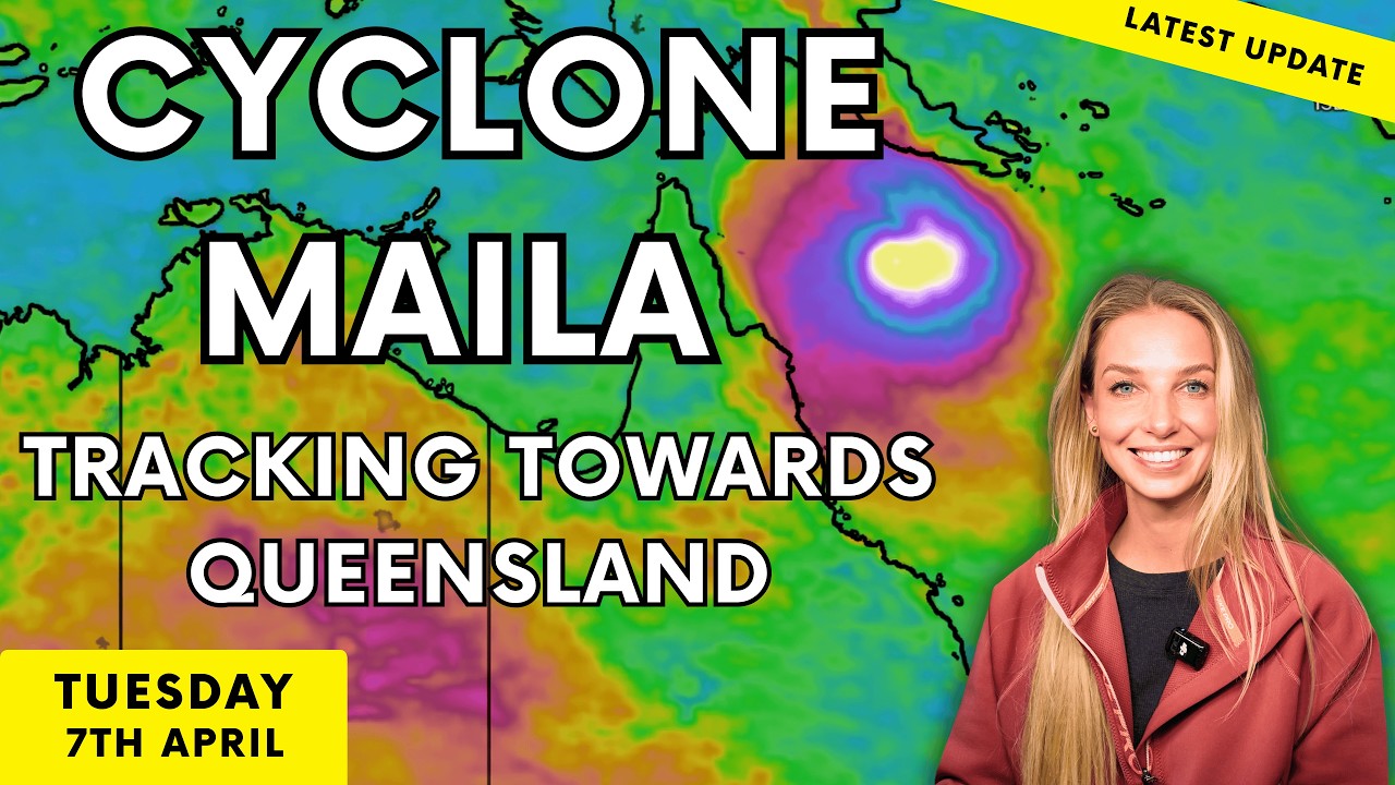 Tropical cyclone Maila set to cross the Queensland coast this weekend | Daily Forecast Australia