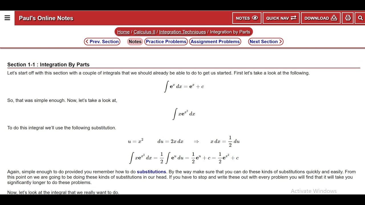Paul's Online Math Notes Type Beat