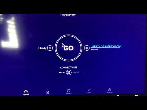 Liberty PR internet speed test upgrade 90 mbps/9 mbps