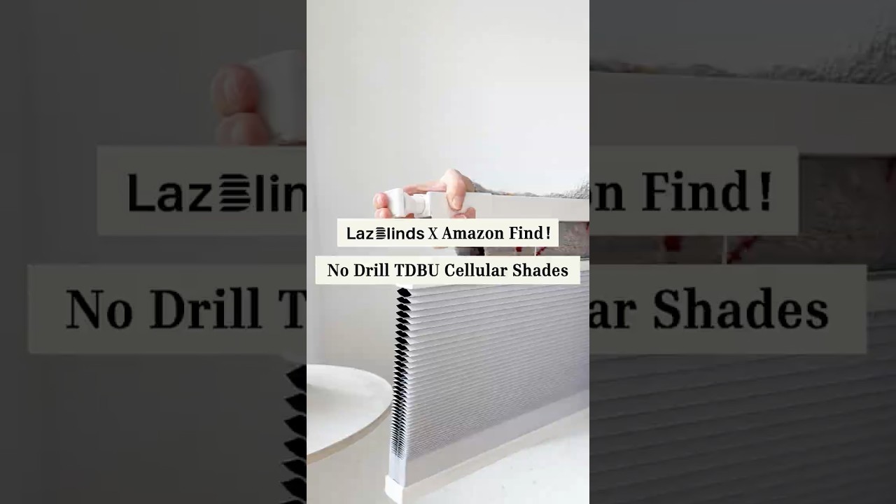 🤍No-Drill TDBU Cellular Shades.