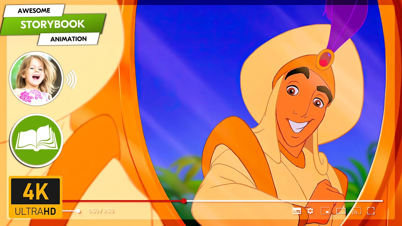 Aladdin and the magic Lamp 1992 Remastered 4K UHD with Storybook Animation and Quick Recap by Ann