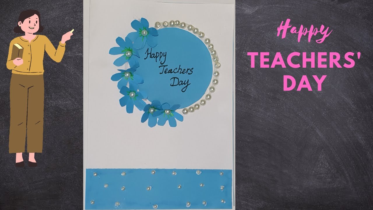 Teacher's Day greeting cards/Easy and Beautiful card