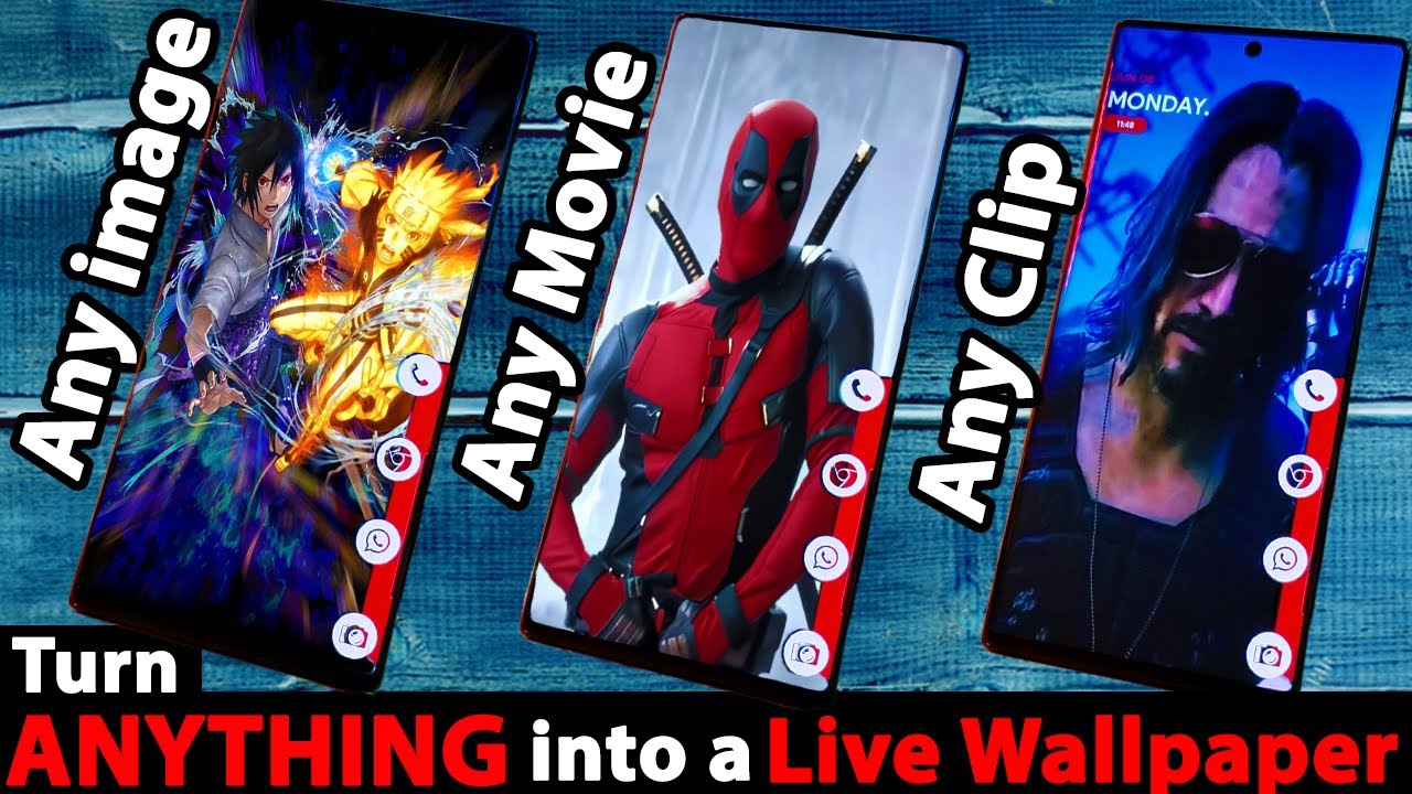 Turn ANYTHING into a LIVE WALLPAPER - Create your Own Live Wallpapers - (How To Guides)