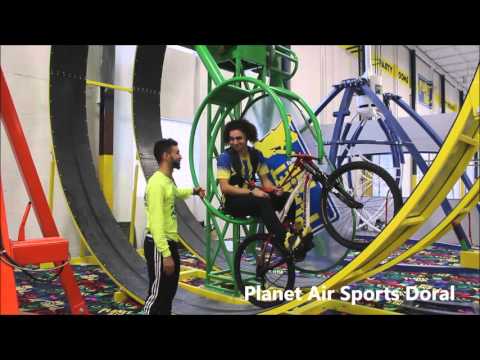 X Bike Attraction at Planet Air Sports Doral