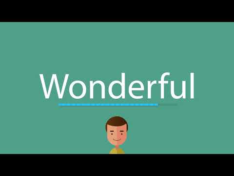 How to pronounce Wonderful