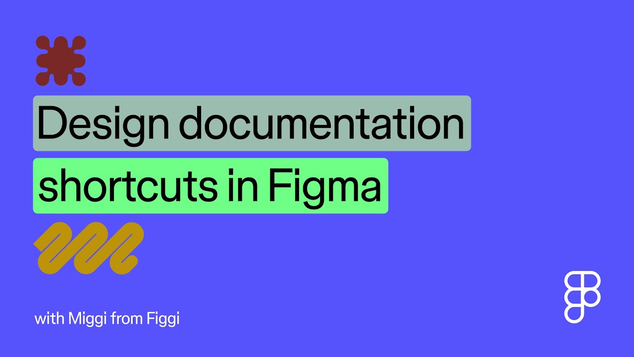 Design documentation shortcuts in Figma