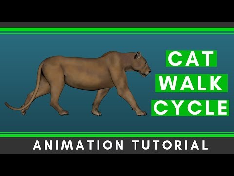 Cat/Big Cat/ Lion Walk Cycle Animation Tutorial by Rusty Gray – Truong ...