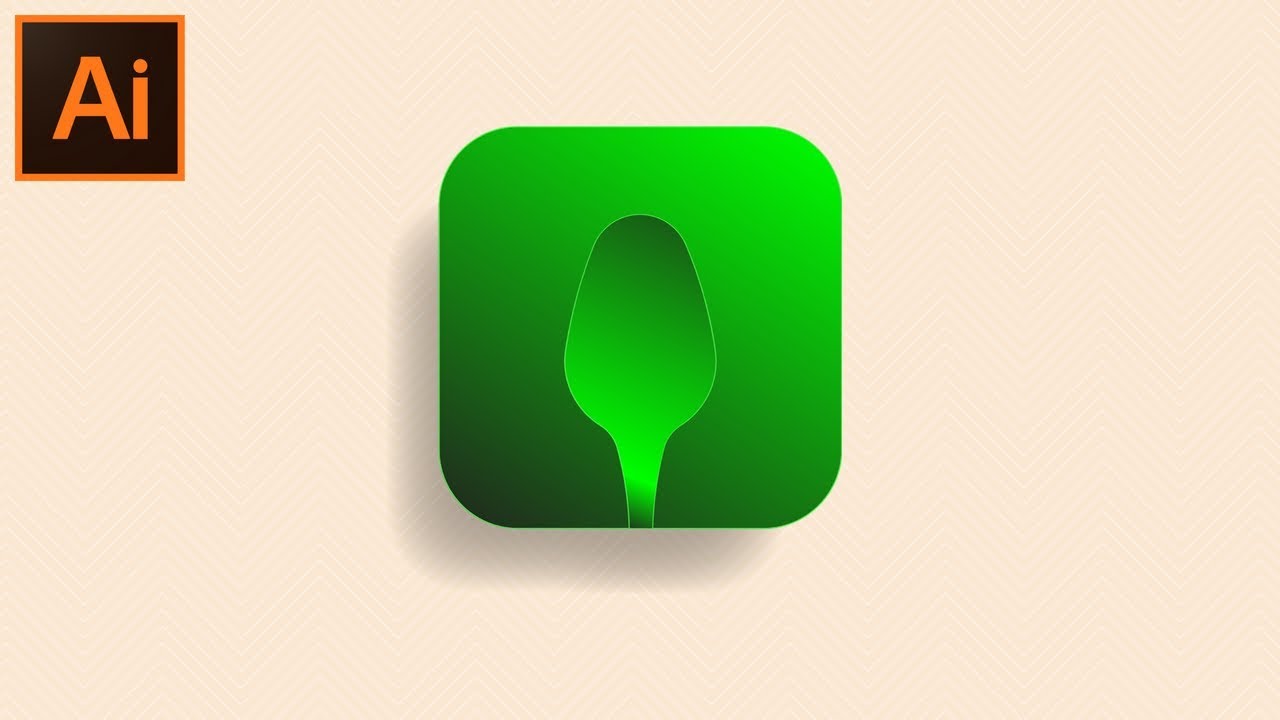 How to Make a Vector Button Icon Design in illustrator for beginners