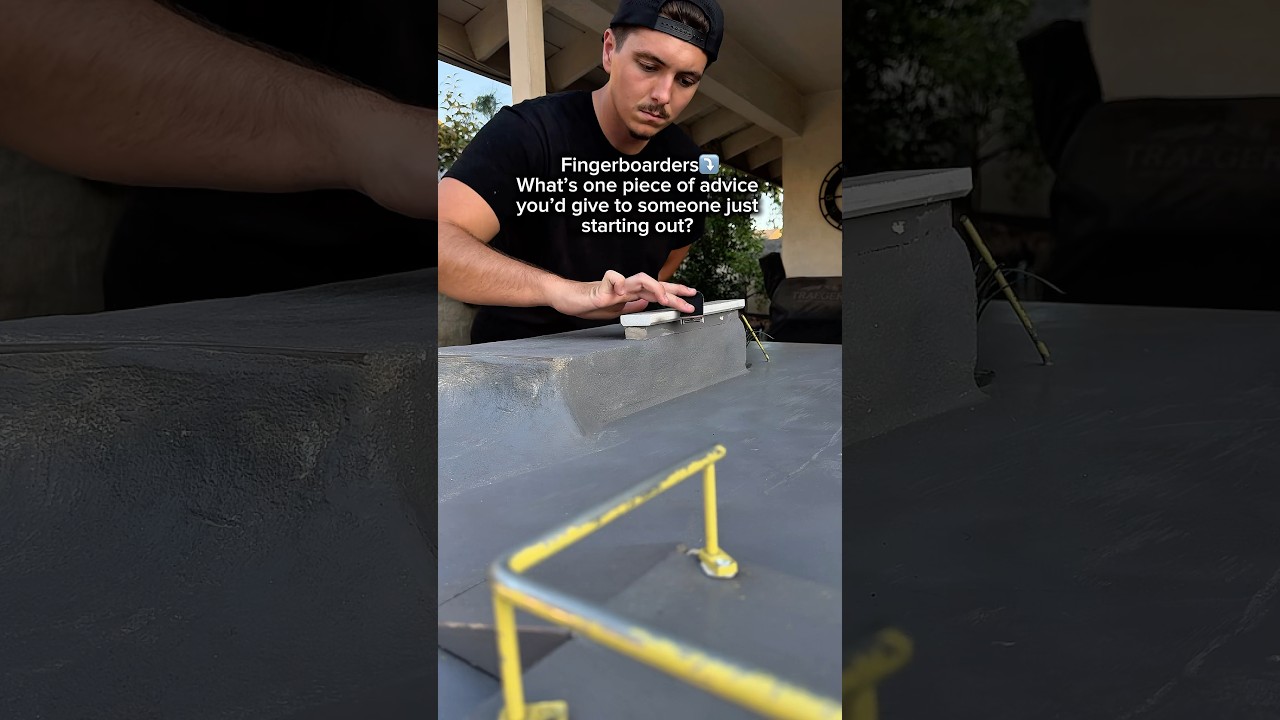 What is some advice you’d give to someone who just starting Fingerboarding?? #fingerboard #advice