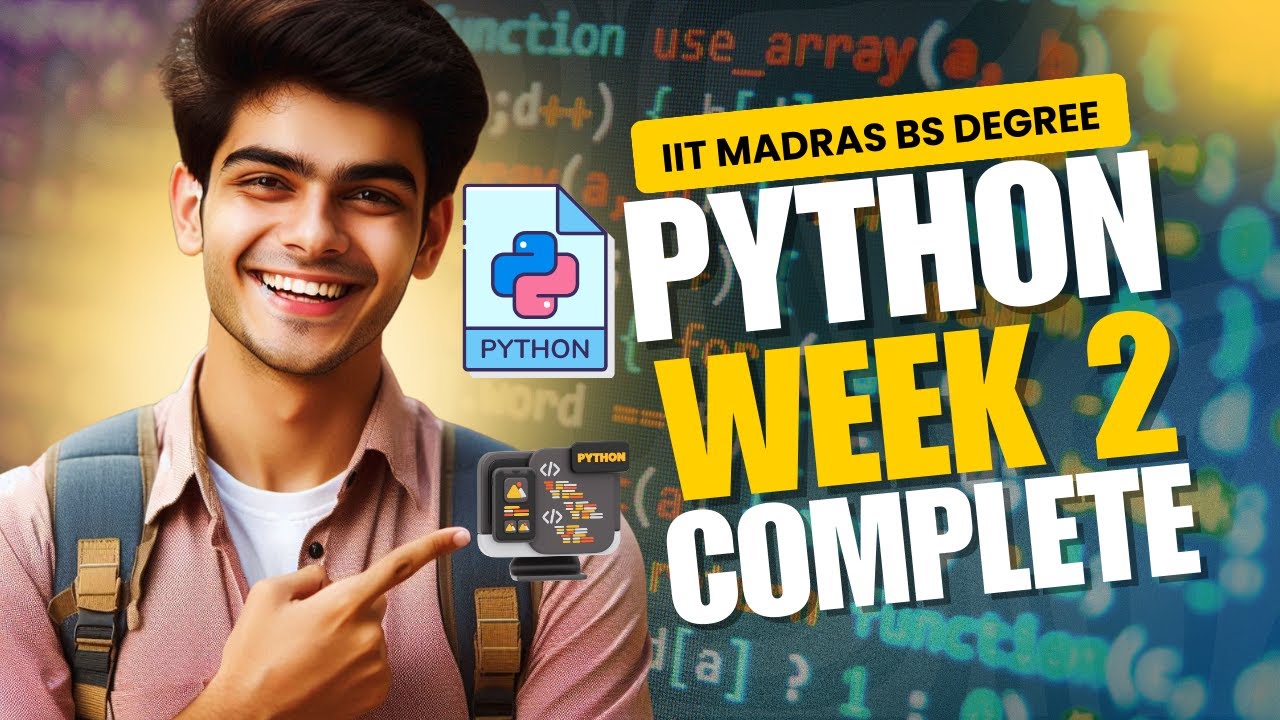 🔥 Python Week 2 Full Lectures |  String Operations, Conditional Statements, Modules & More