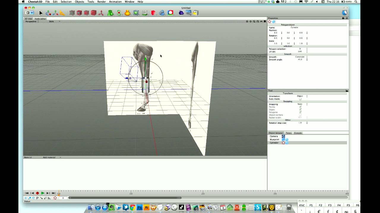 Cheetah3D Tutorial - Using Blueprints For Accurate Modelling