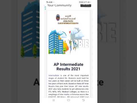 AP Intermediate 2nd Year Results 2021 Released...
