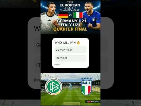 Deutschland U21 gegen Italien U21 | UEFA U21-Europameisterschaft 2025