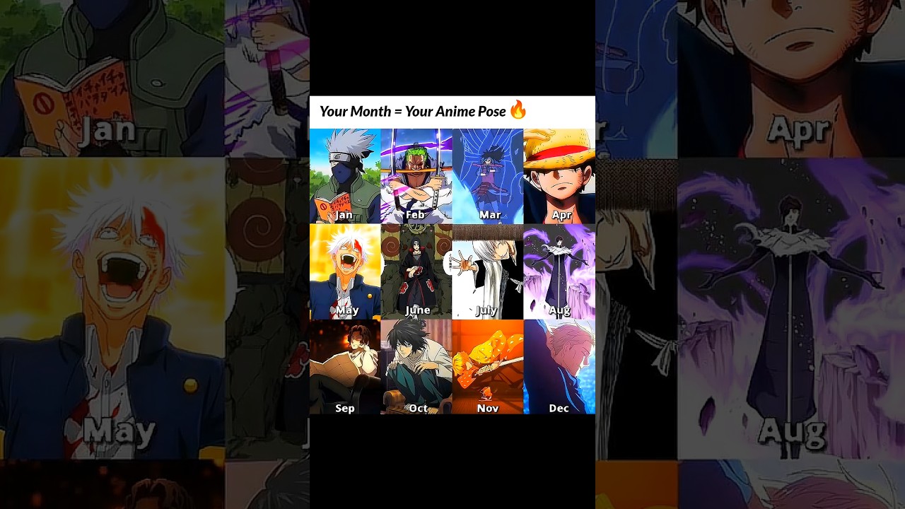 Your Anime Pose? [ Comment! 💀] #shorts #anime #pose #fyp