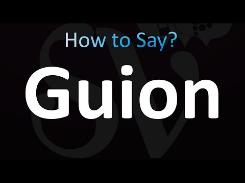 How to Pronounce Guion (Correctly!)