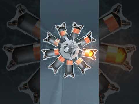 Aircraft Radial Engine Cylinders Mechanism