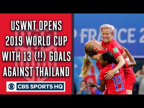 US Women's National Team opens 2019 World Cup with 13 (!!) GOALS | CBS Sports HQ