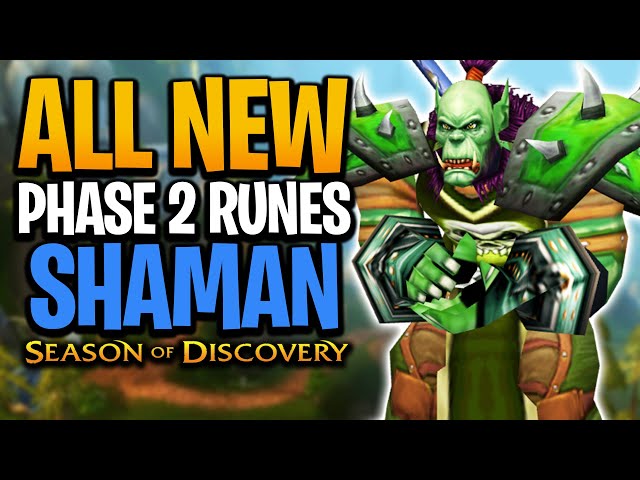 WoW Classic Season of Discovery: All known Shaman Runes and where to ...