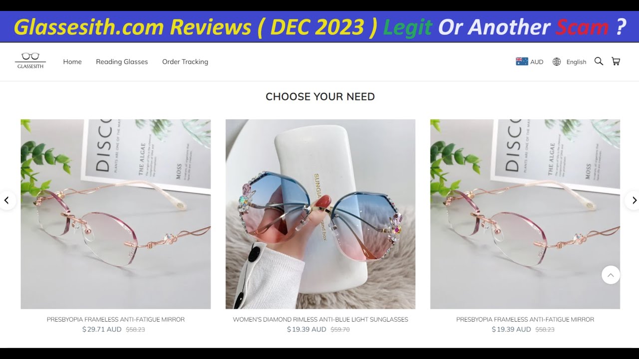 Glassesith.com Reviews ( DEC 2023 ) Legit Or Another Scam ? ! Glassesith ! Glassesith com reviews