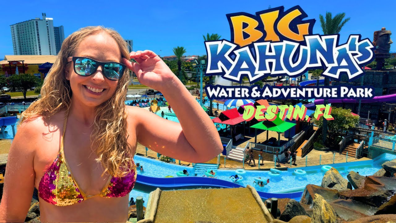 Big Kahuna's Water Park w/Cabana Review - Destin, Florida #bigkahunaswaterpark #destinflorida