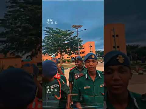 The first year cadets of the NDA #nigeria
